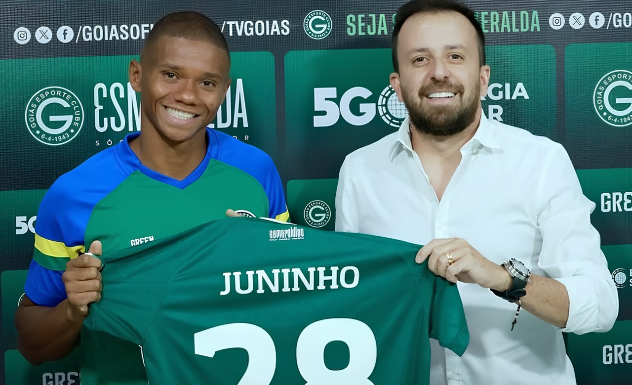 Juninho, ídolo do América, é apresentado no Goiás e diz que clube ...