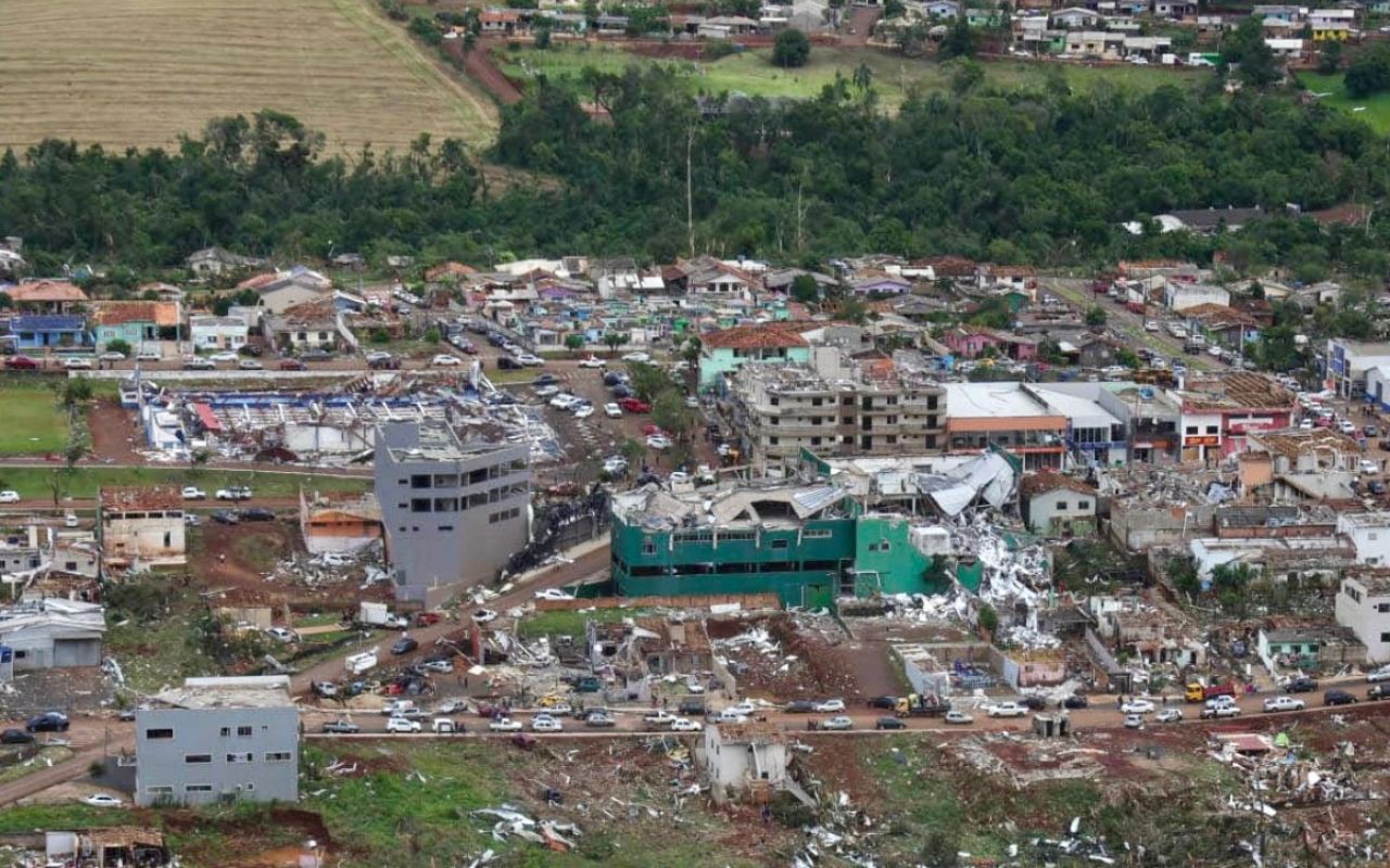 Paraná confirma 7ª morte por tornado no Sul do Brasil