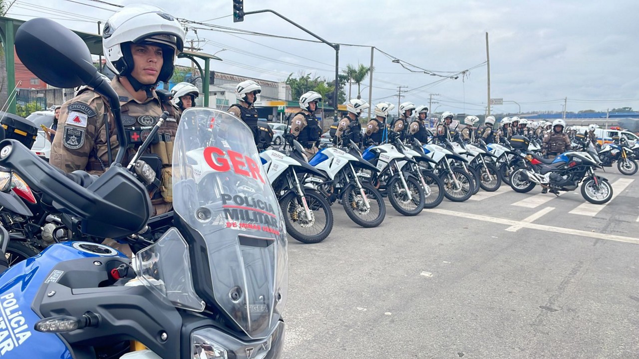 PM vai "ocupar" vilas e favelas de 18 municípios da RMBH com motocicletas