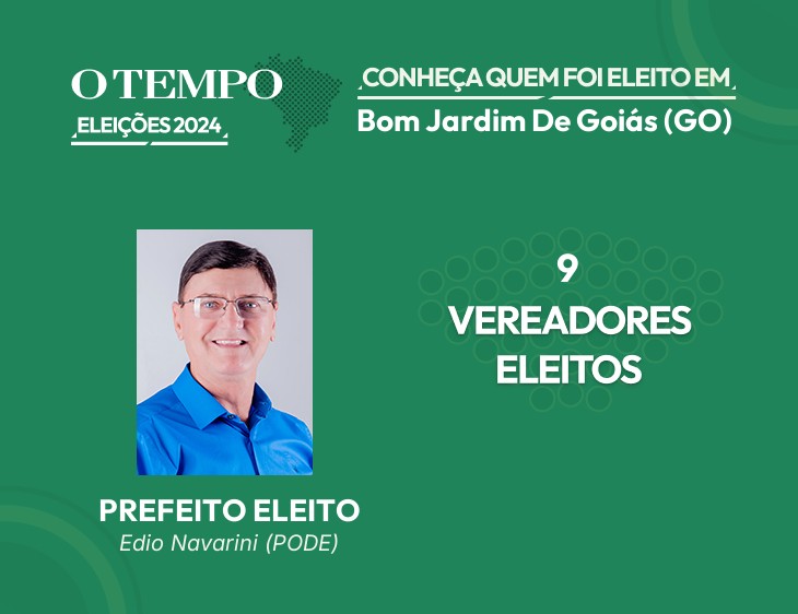 Raio-X das Eleições 2024 de Bom Jardim De Goiás - GO