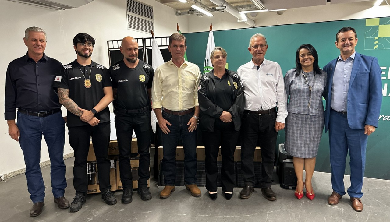 Faemg Senar e parceiros entregam drones à Polícia Civil de MG