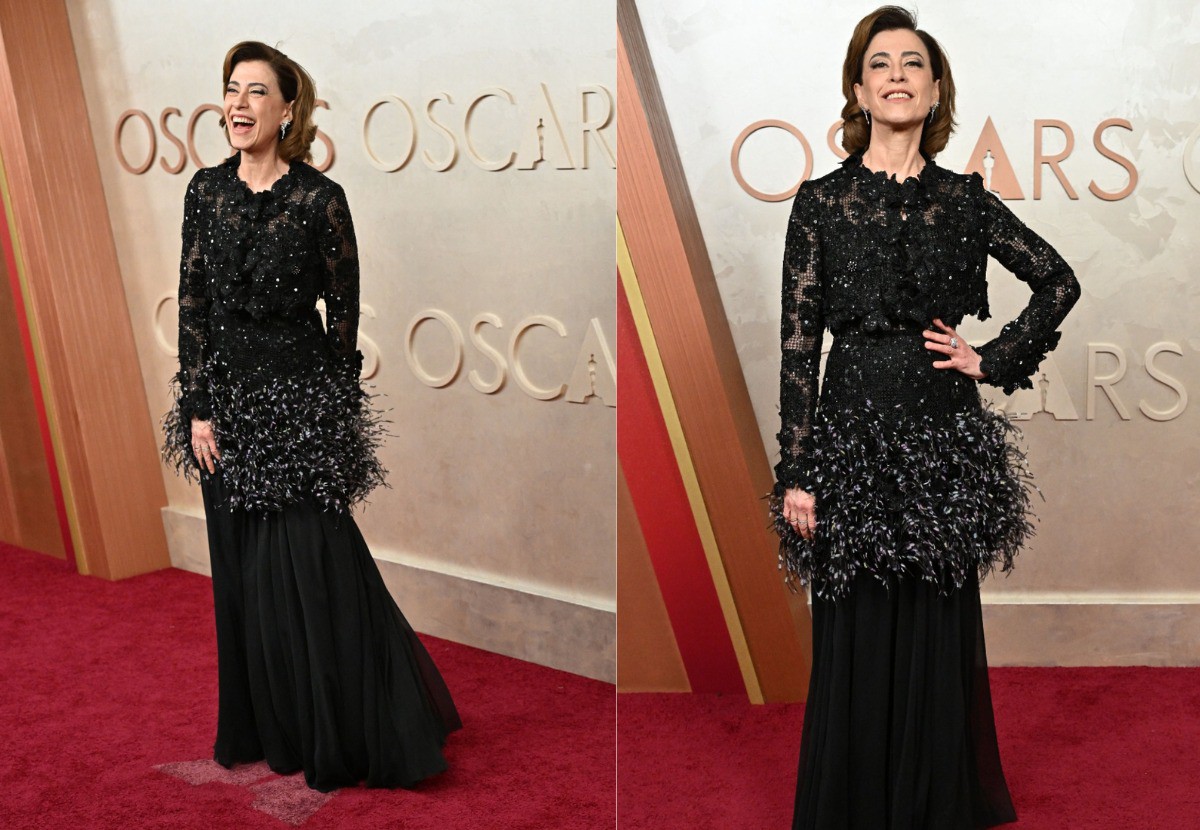 De preto, mais uma vez! Fernanda Torres revela look Chanel para o Oscar ...