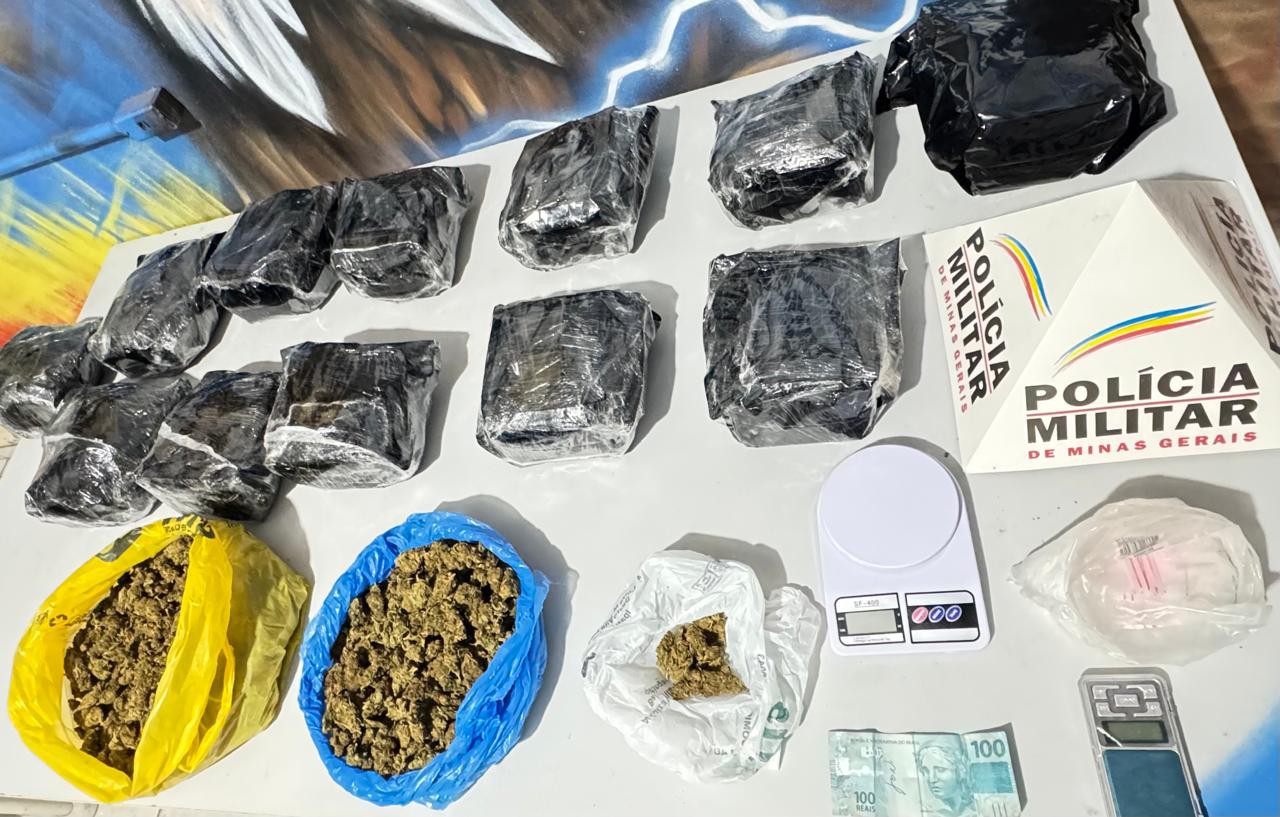Três mulheres e dois homens são detidos com 20 kg de skunk em MG