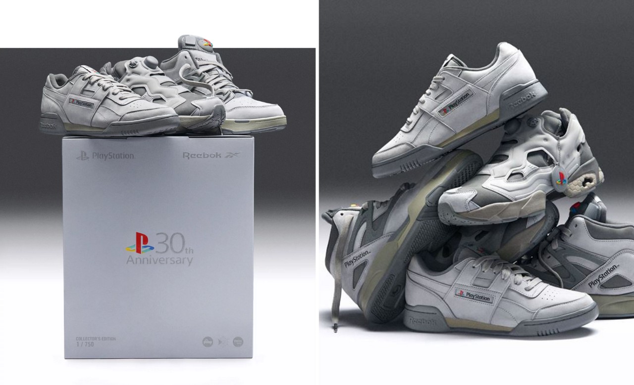 Reebok e Sony lançam tênis comemorativos 30 anos do PlayStation